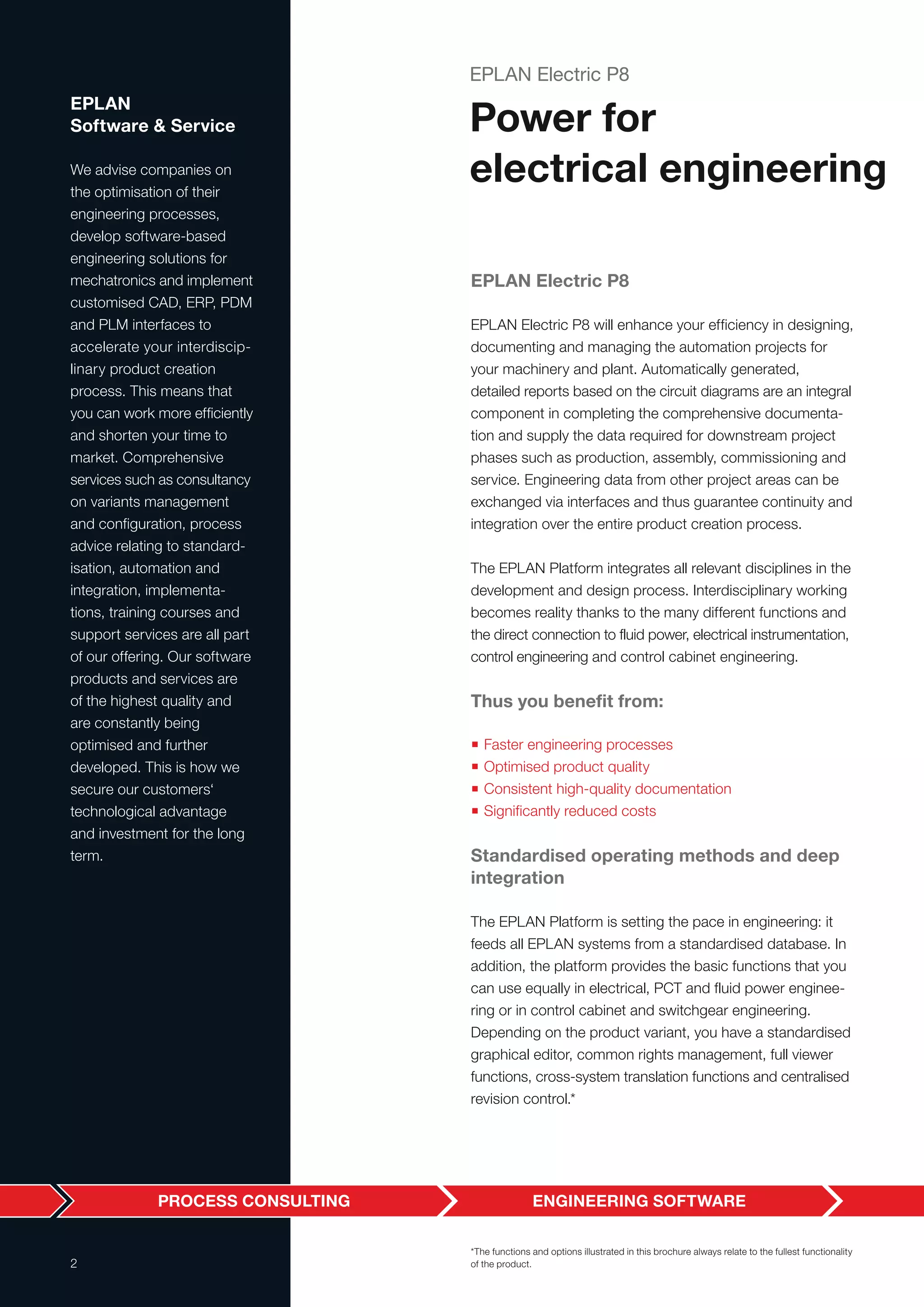 Brochure EPLAN Electric P8 | PDF