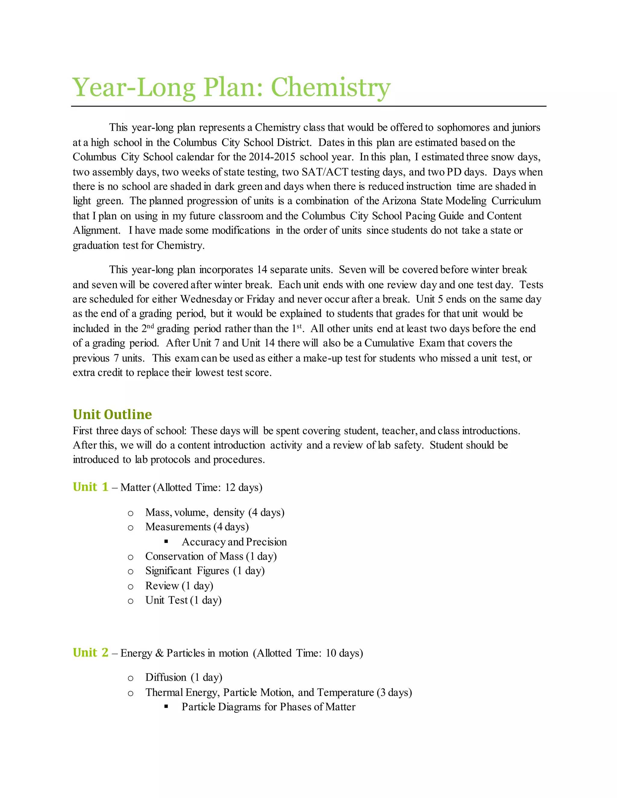 15Kelly Year Long Plan | PDF