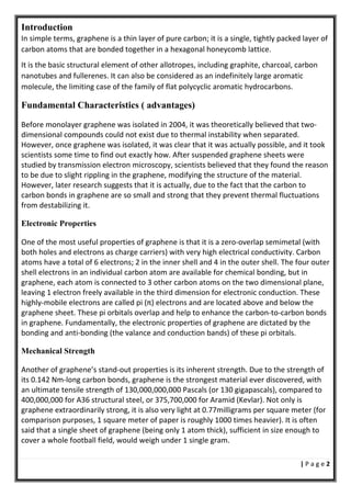 Graphene | PDF | Consumer Electronics | Technology & Computing