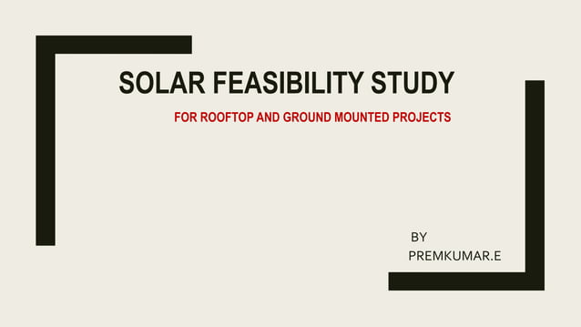 SOLAR SITE SURVEY ROOFTOP | PPTX | Power and Energy Industry | Industries