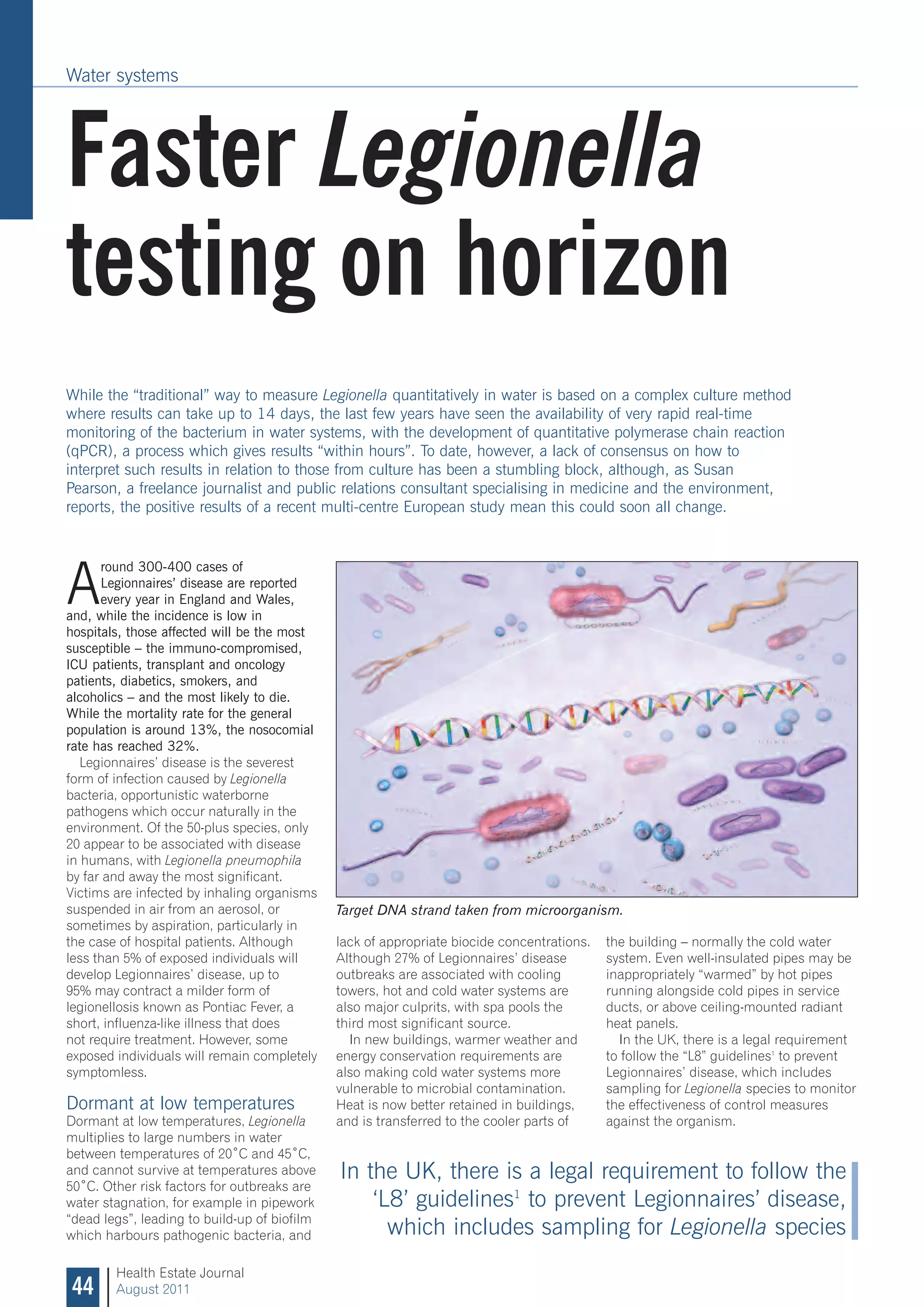 Rapid Legionella PCR test | PDF