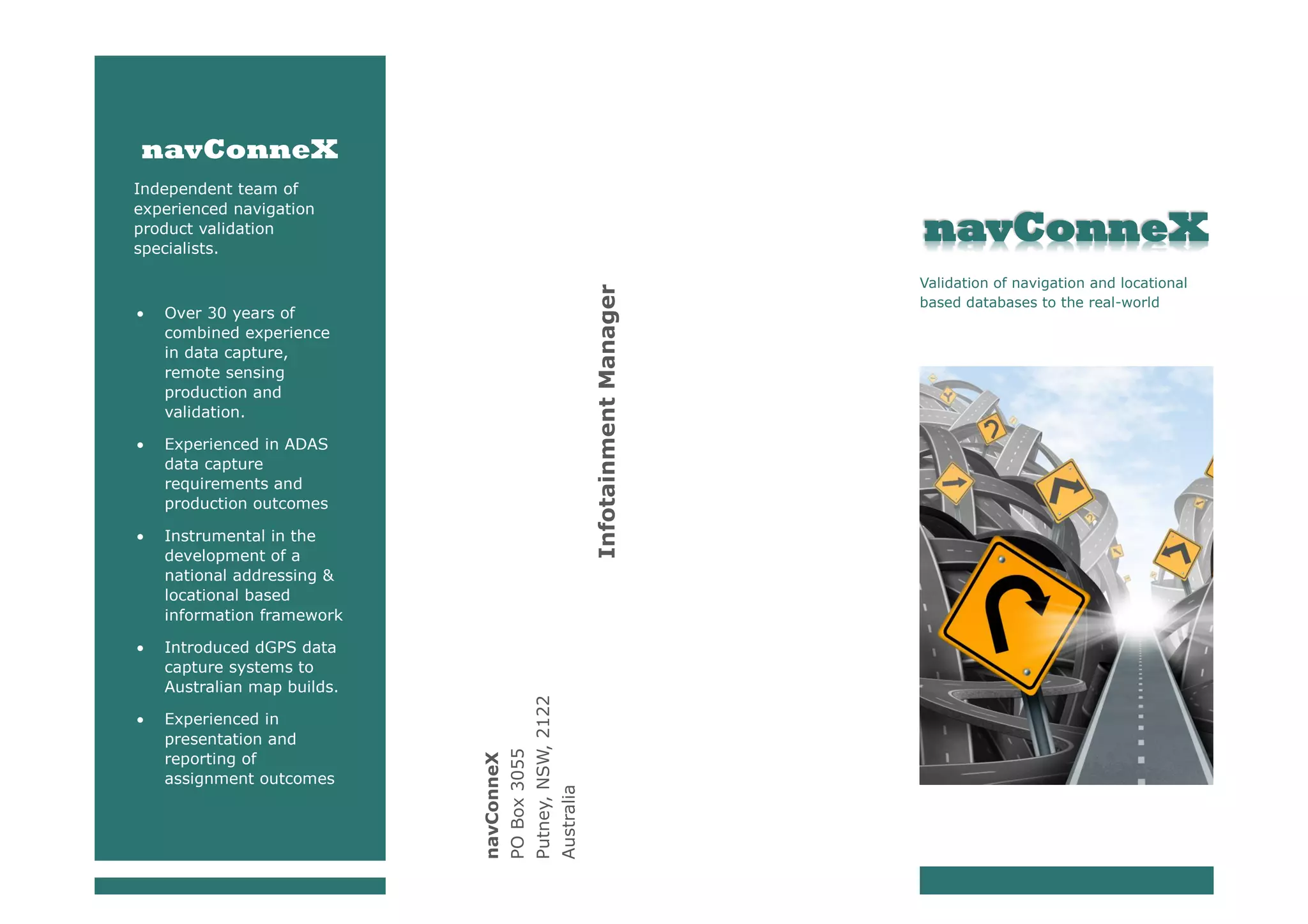 navConneX _A4 brochure | PDF | Auto Navigation Systems | Auto Technology