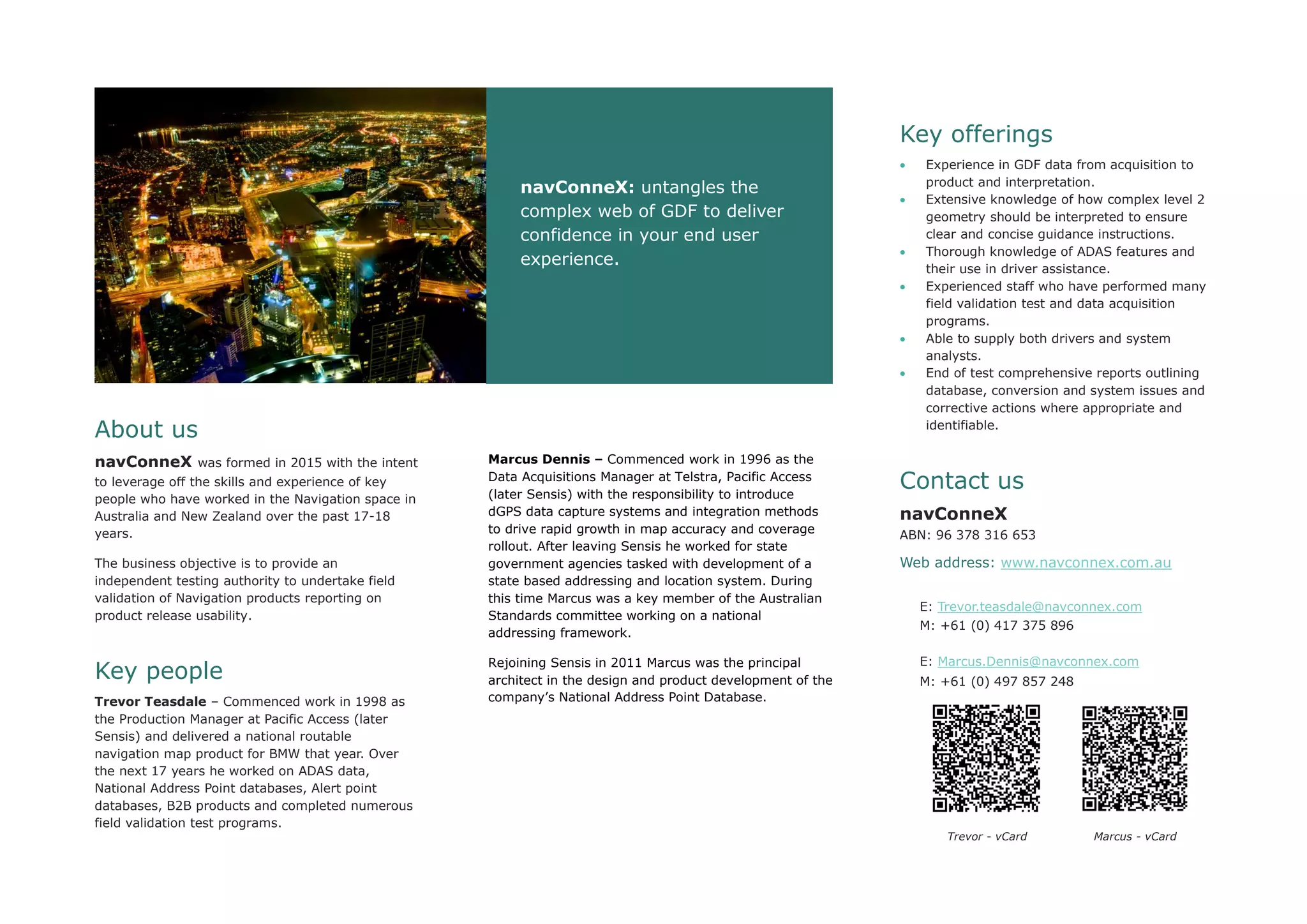 navConneX _A4 brochure | PDF | Auto Navigation Systems | Auto Technology