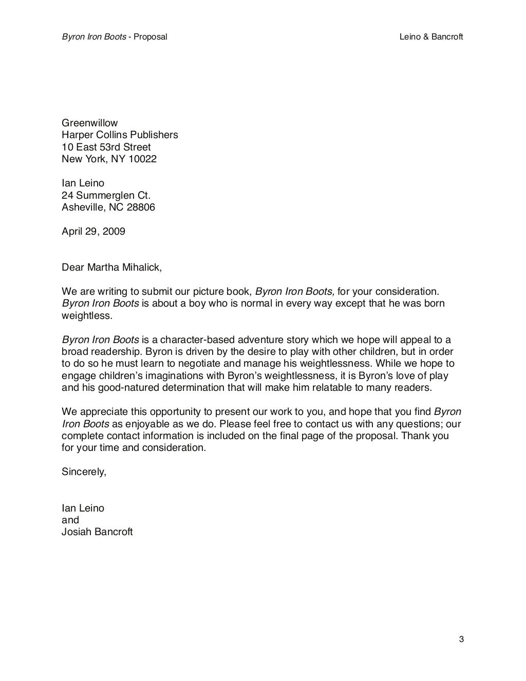 7710311 Book Proposal sample 7710311-book-proposal-sample