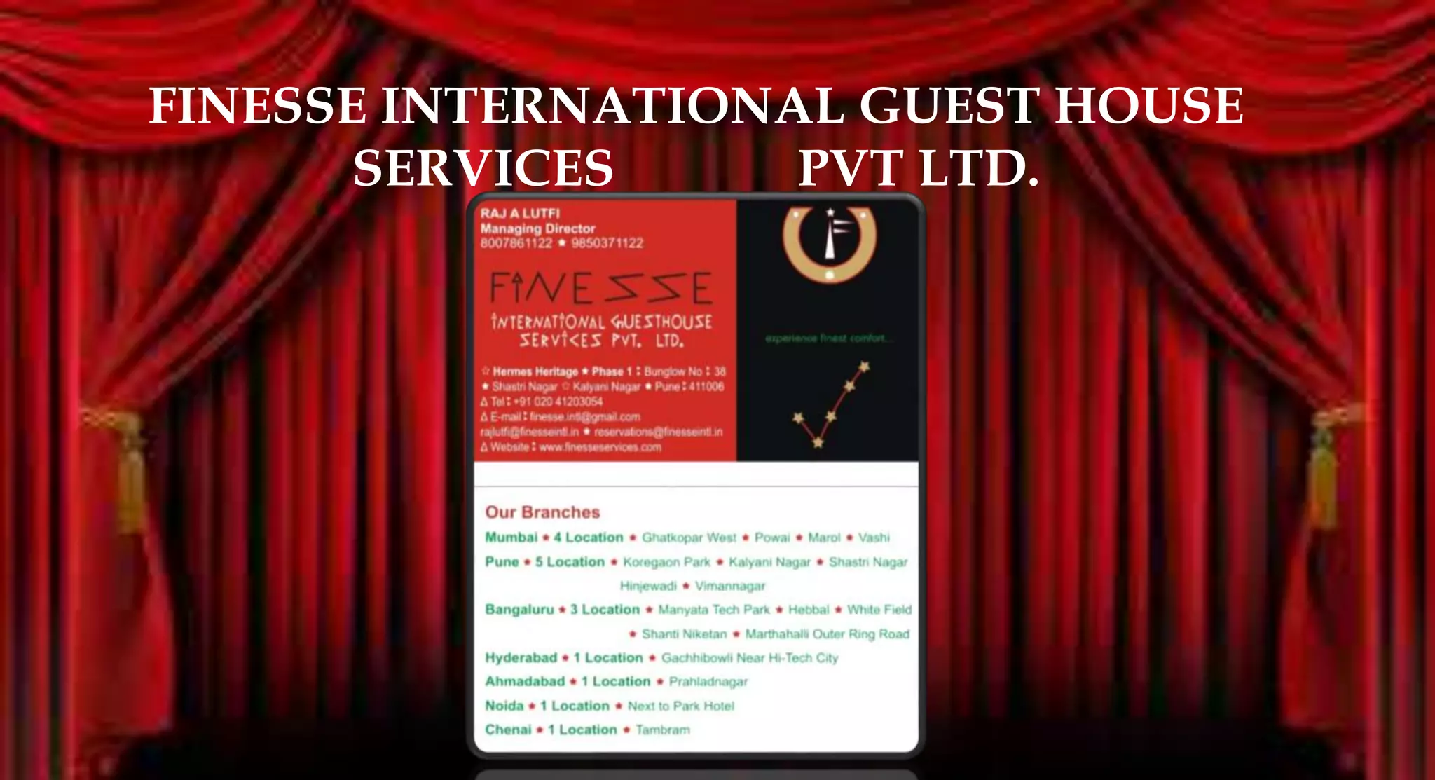 PowerPoint Presentation(FINESSE INTL GUEST HOUSE SERVICES PVT LTD) 1 | PPTX