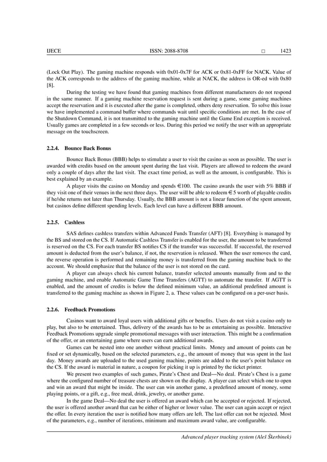 Advanced player tracking system | PDF