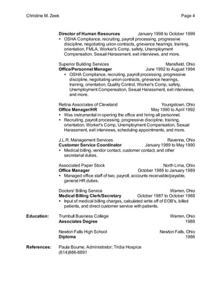 October 2016 Chris Resume | PDF | Human Resources | Business