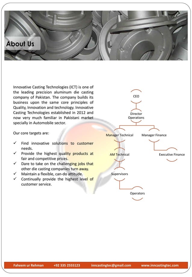 Profile - Innovative Casting Technologies | PDF
