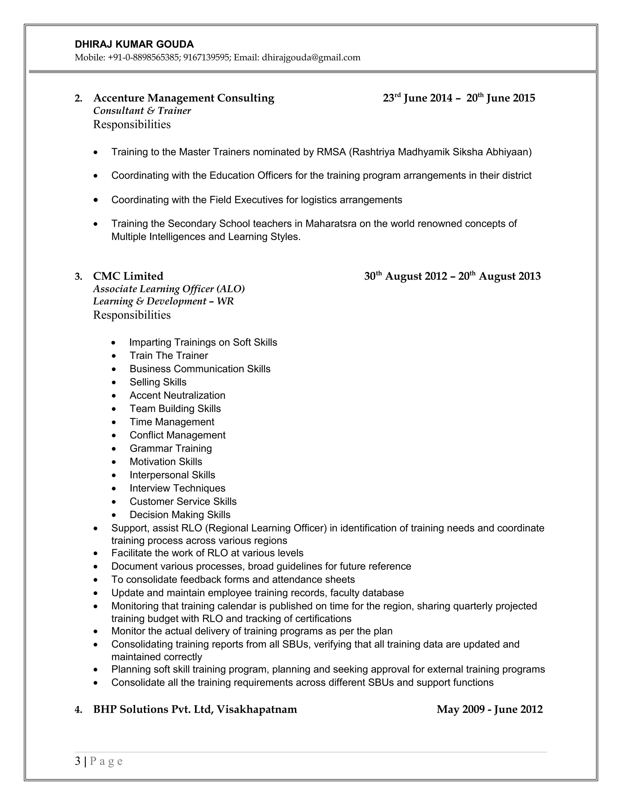 DHIRAJ Resume | PDF