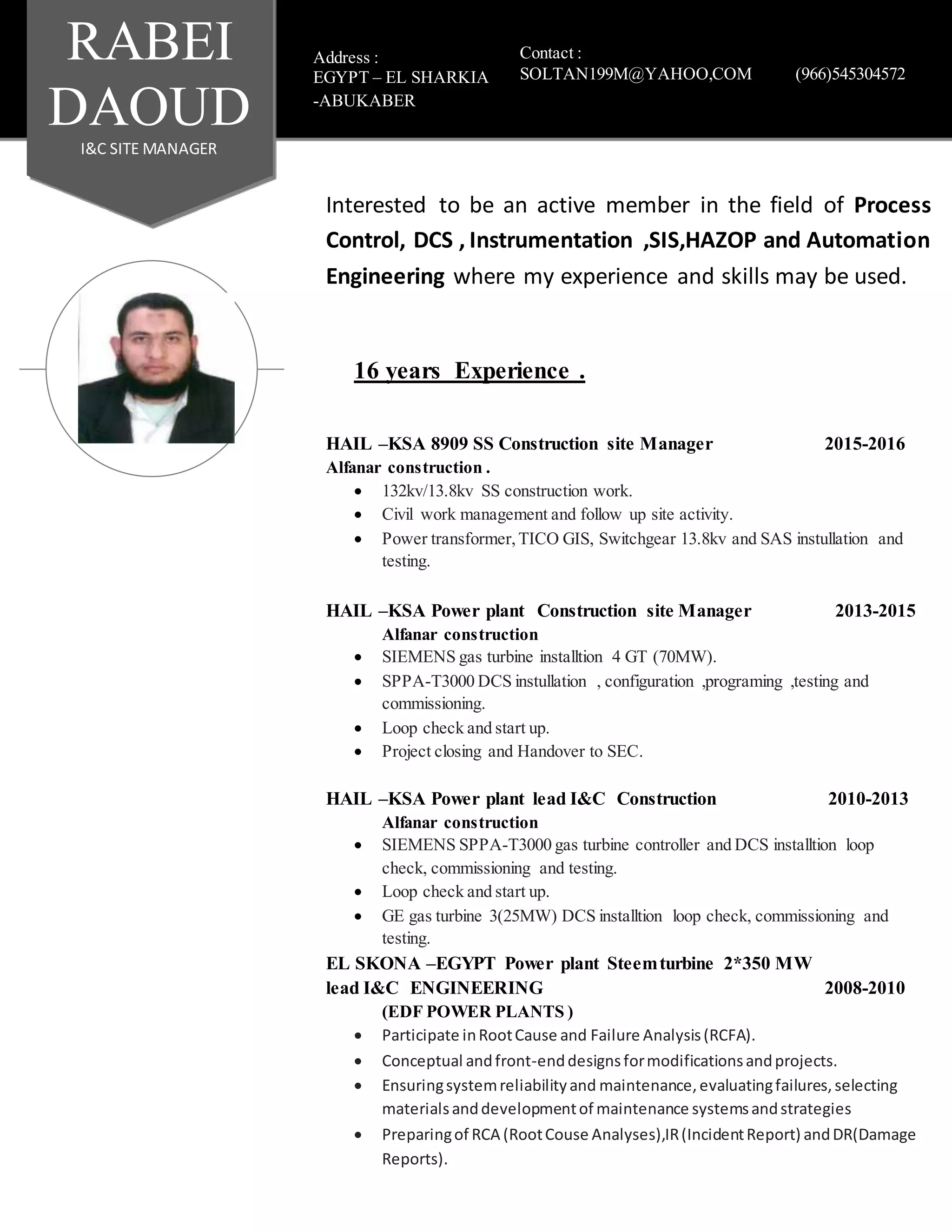 ENG RABEI CV | DOCX | Business | Business and Finance