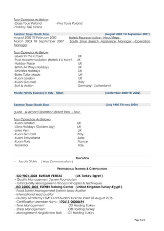 Khaled Zaki cv last update | DOC