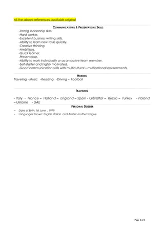 Khaled Zaki cv last update | DOC