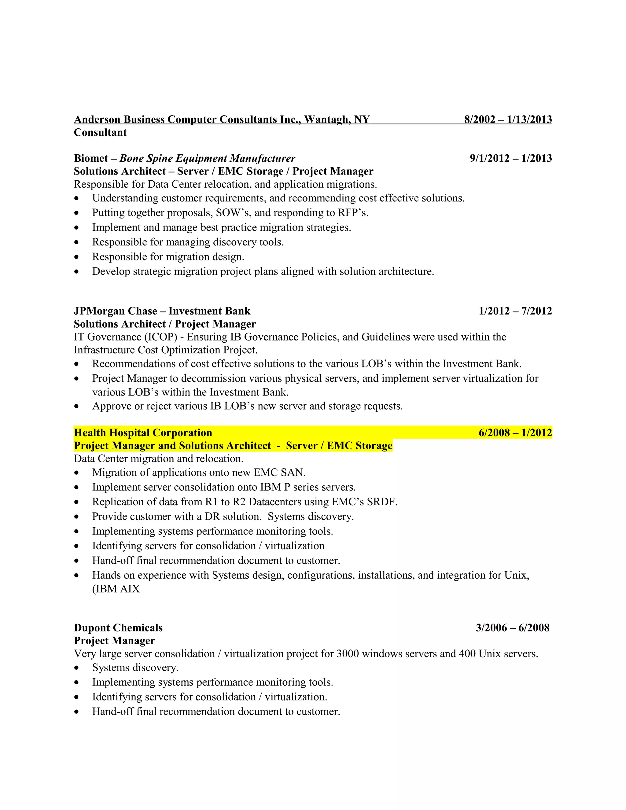 Kermitt Anderson Resume - Current As Of 1-6-2017 | PDF