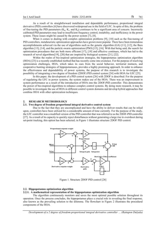 Development of a 2 degree of freedom-proportional integral derivative ...