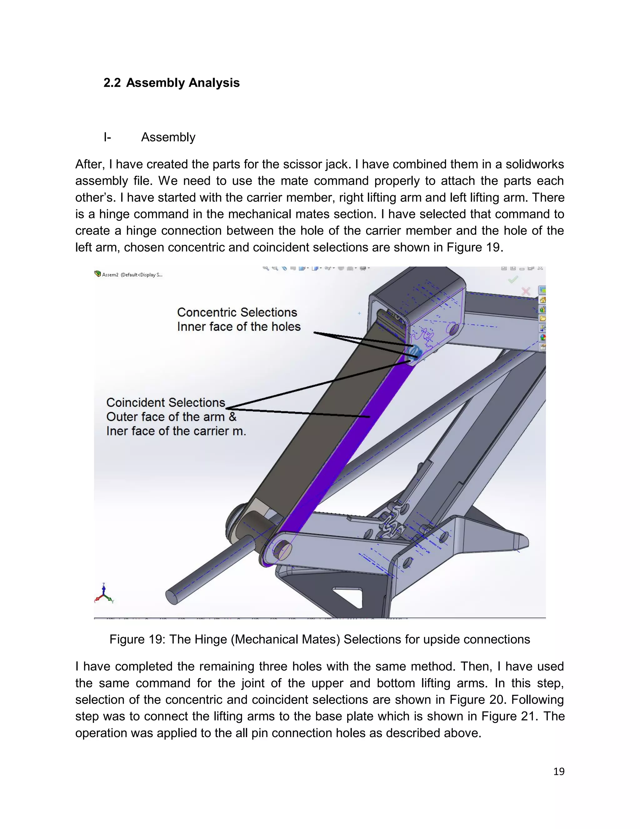 Final Project_ Design and FEM Analysis of Scissor Jack | PDF