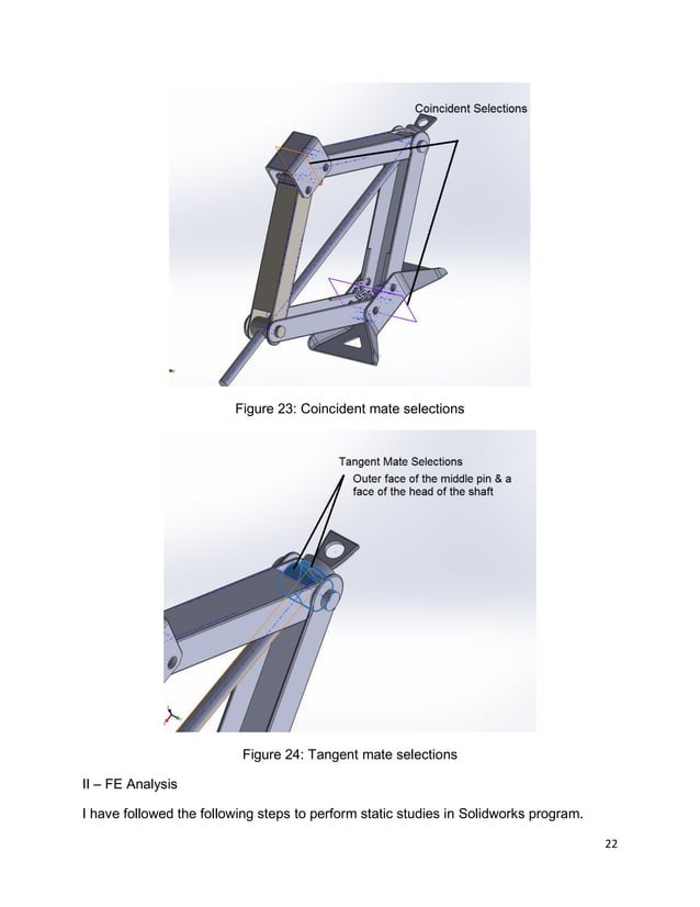 Final Project_ Design and FEM Analysis of Scissor Jack | PDF | Needlework | Arts and Crafts