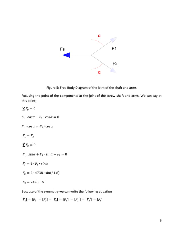 Final Project_ Design and FEM Analysis of Scissor Jack | PDF ...