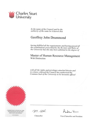 Master of Human Resource Management | PDF