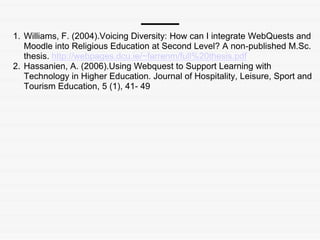 الويب كويست | PPT