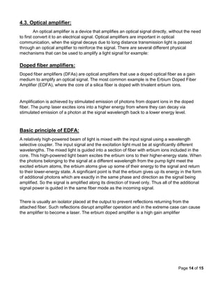 The Using Of Optical Fibers in Communications | PDF