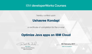 00 IBM Cloud Optimize Java Apps | PPT