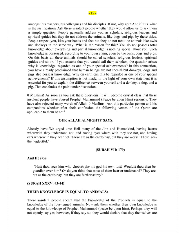 Definition Of Iman In The Light Of Quran and Hadith | PDF