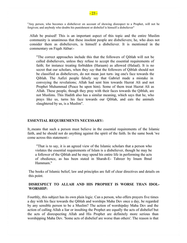 Definition Of Iman In The Light Of Quran and Hadith | PDF