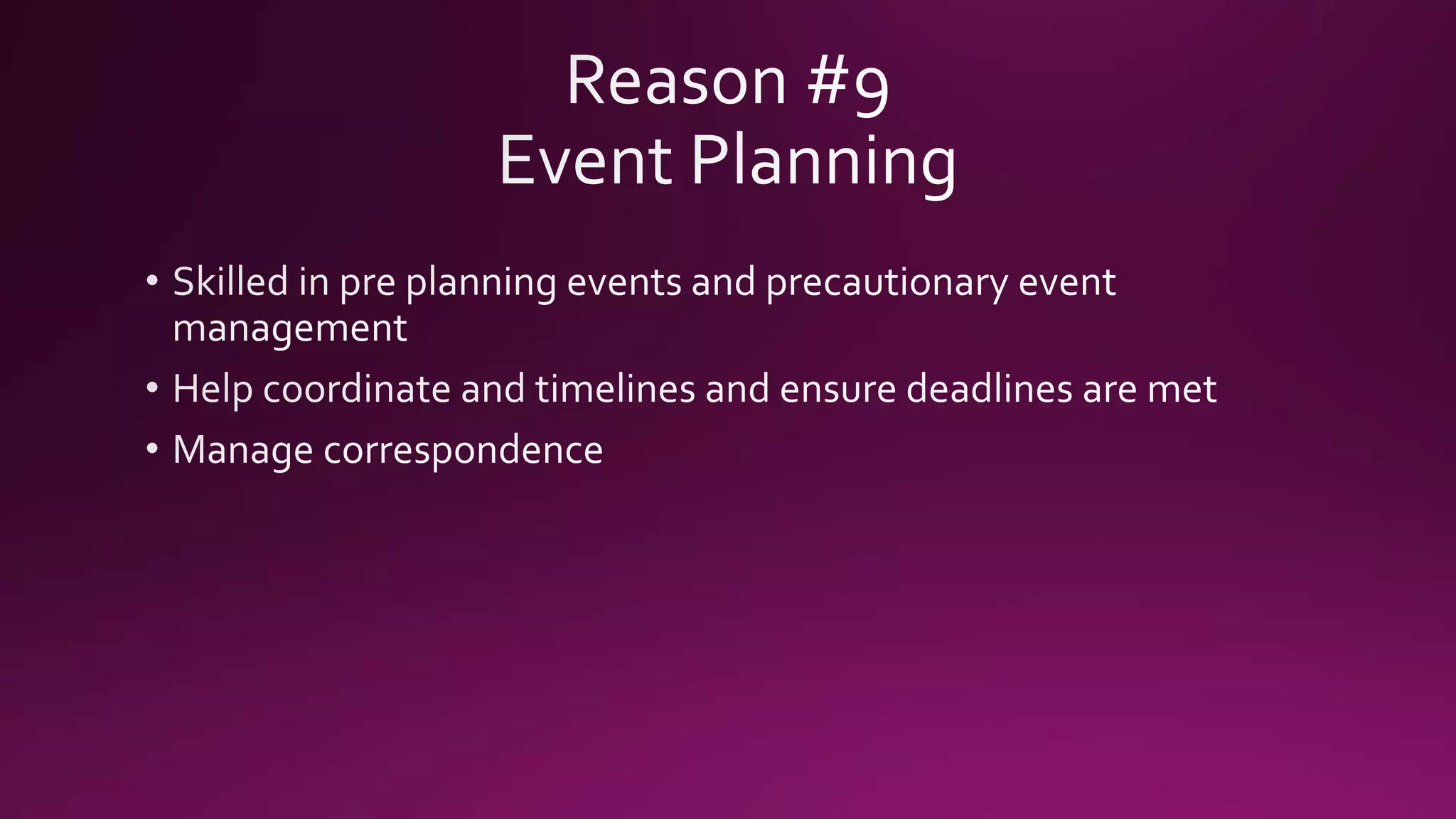 Top Ten Reasons Why You Should Hire Me | PPTX