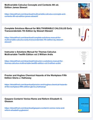 Multivariable Calculus Fifth Edition Hughes Hallett Gleason Mccallum | PDF