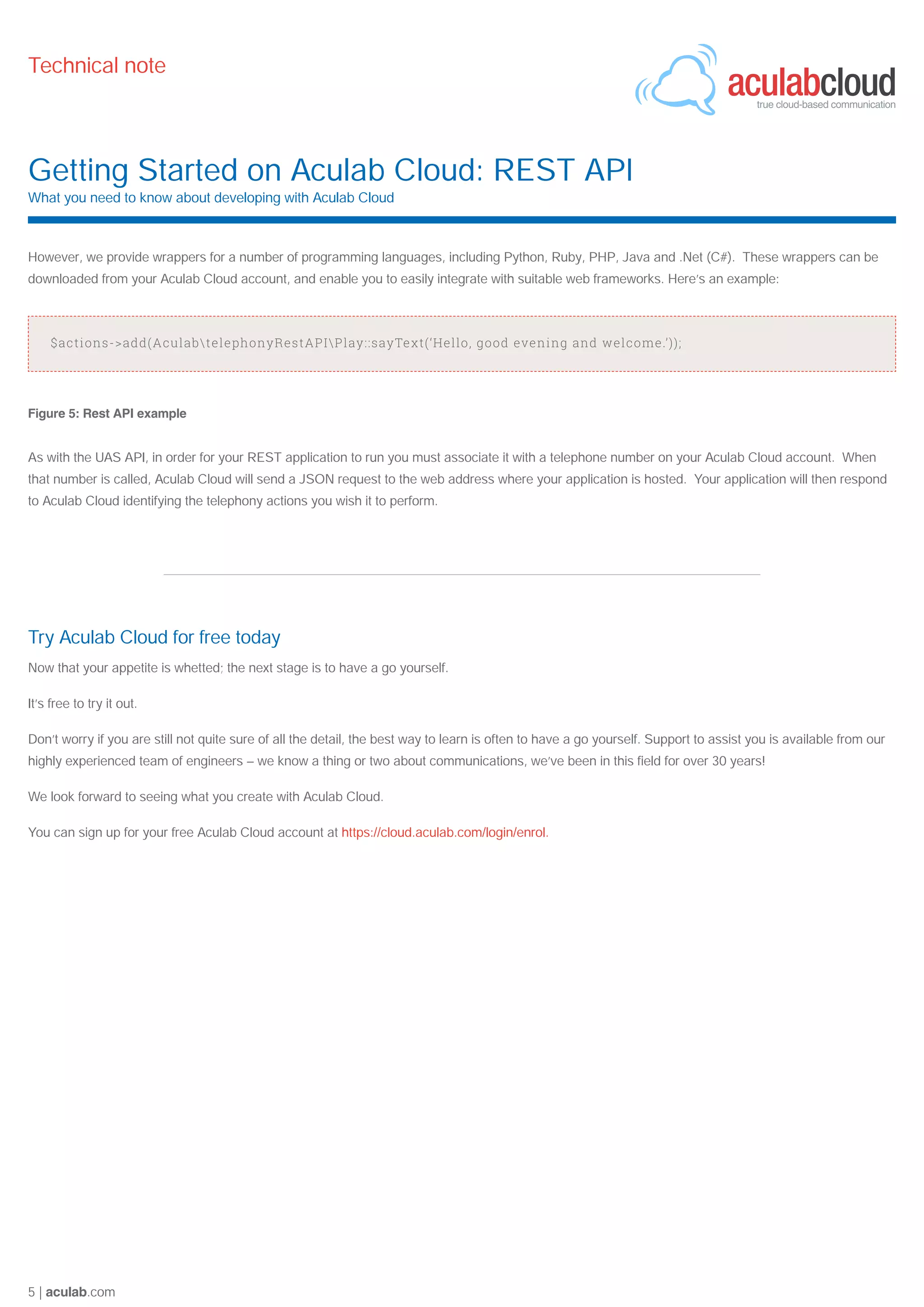Getting-Started-on-Aculab-Cloud | PDF