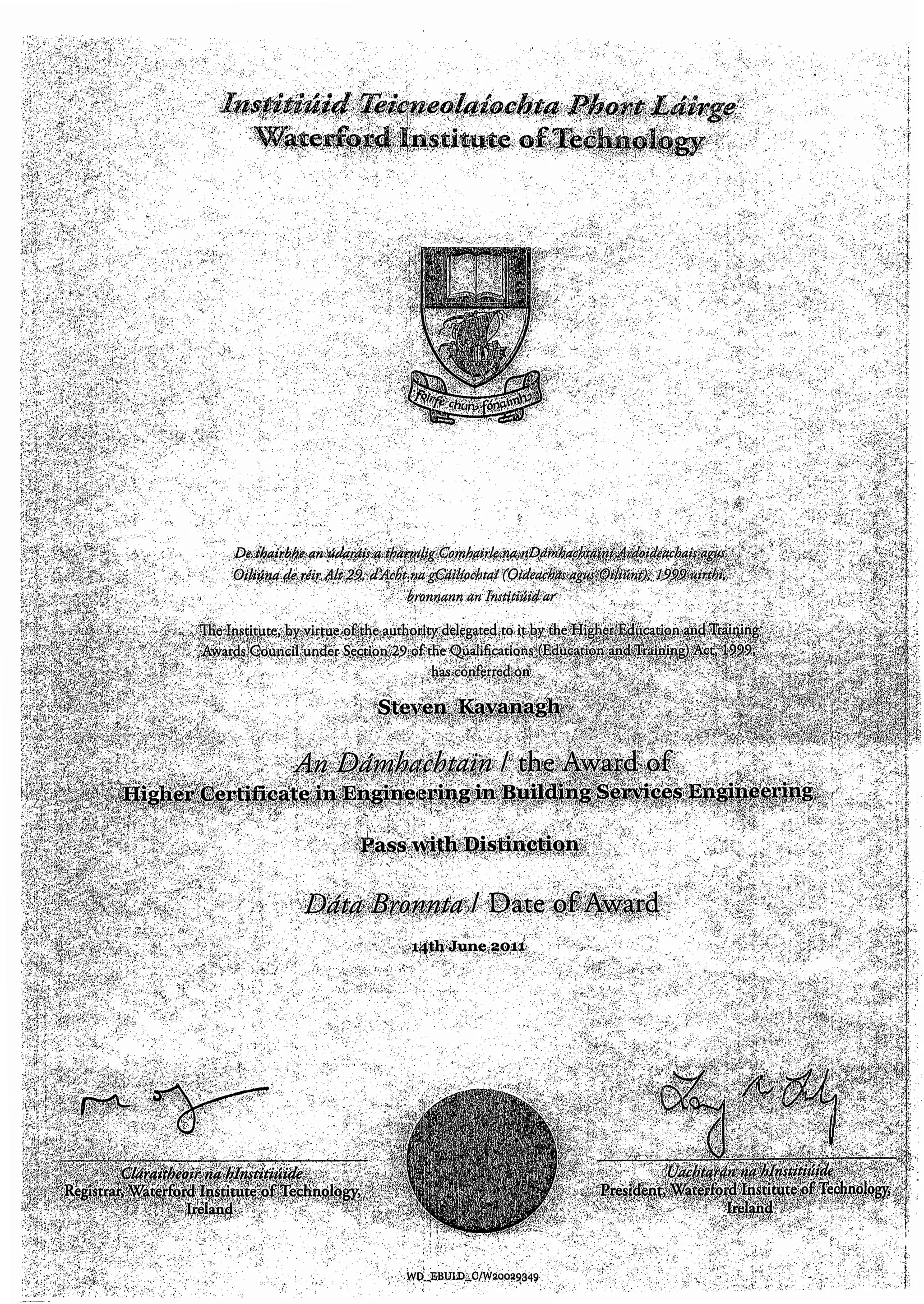 RD Degree and Diploma certificates | PDF