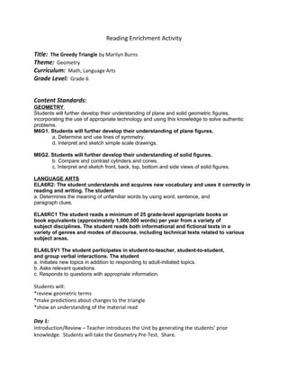 Reading Enrichment | PDF