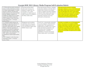 Library Media Program Self-Evaluation | DOC | Educational Assessment ...