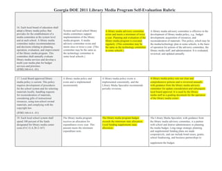 Library Media Program Self-Evaluation | DOC | Educational Assessment ...