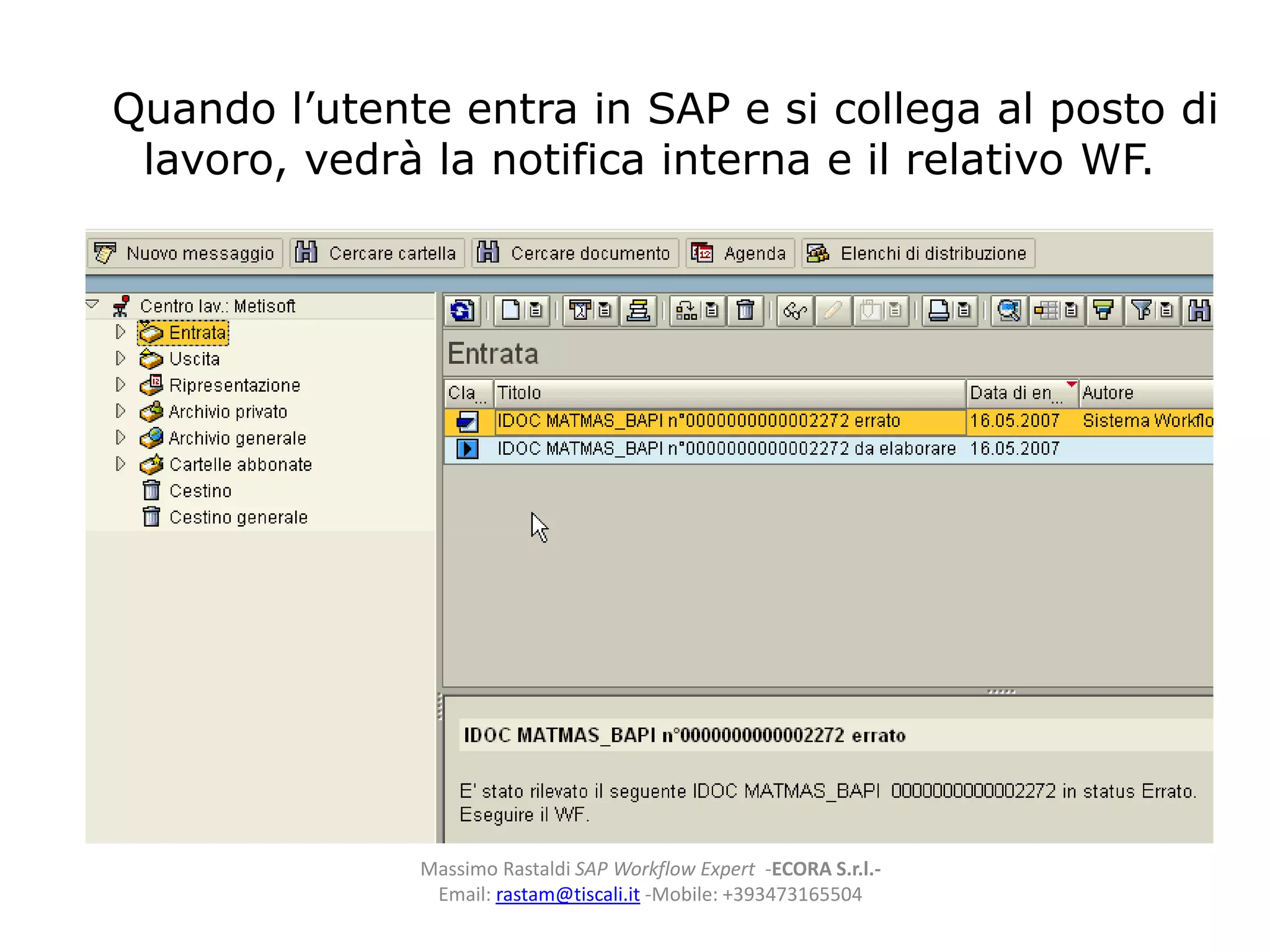 SAP: Idoc e Workflow | PDF