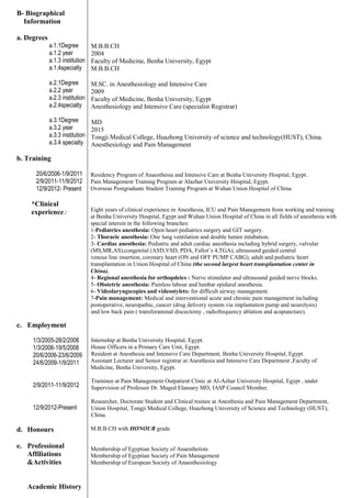Amr's CV updated 2015 final | PDF