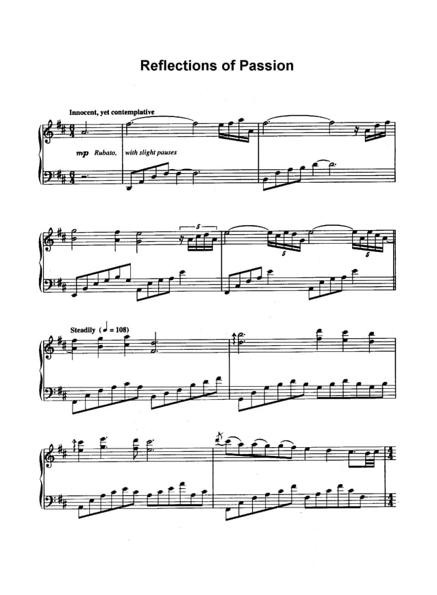 Yanni - Reflections of Passion | PDF