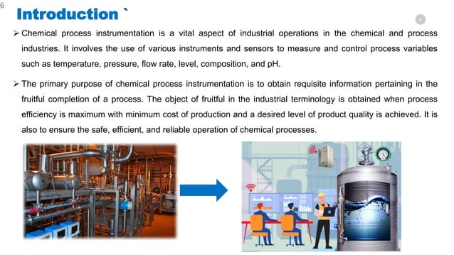 Chemical Process Instrumentation;General principles of measurement ...