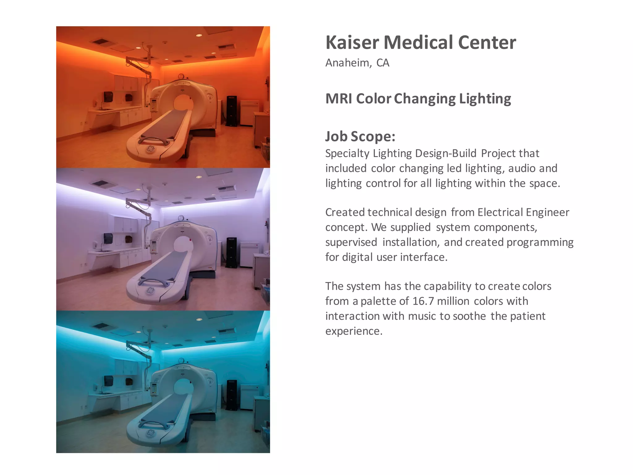 Kaiser Medical Center Anaheim MRI | PDF