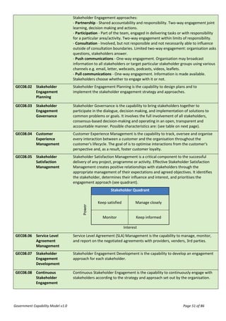 Government Capability Model v1.0 | PDF