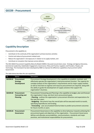 Government Capability Model v1.0 | PDF
