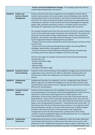 Government Capability Model v1.0 | PDF