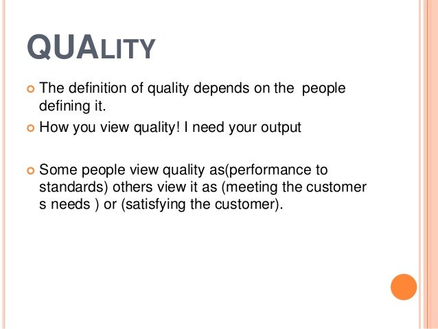 Quality Start Definition