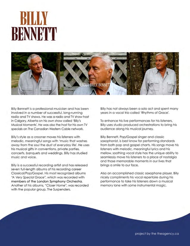 BILLY BENNETT MUSICIAN | PDF