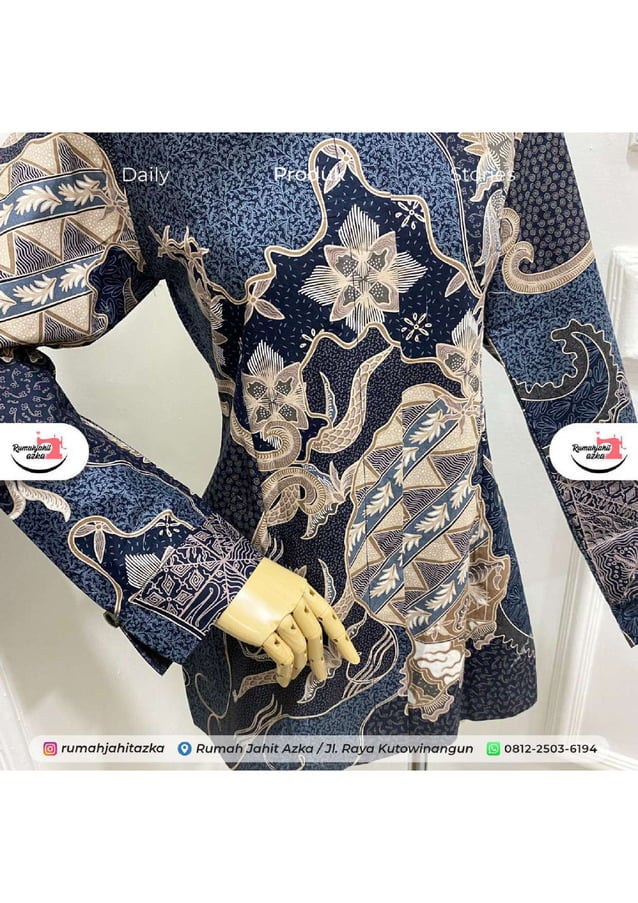 Custom Jahit Vest Batik Kekinian Rumah Jahit Azka | PDF