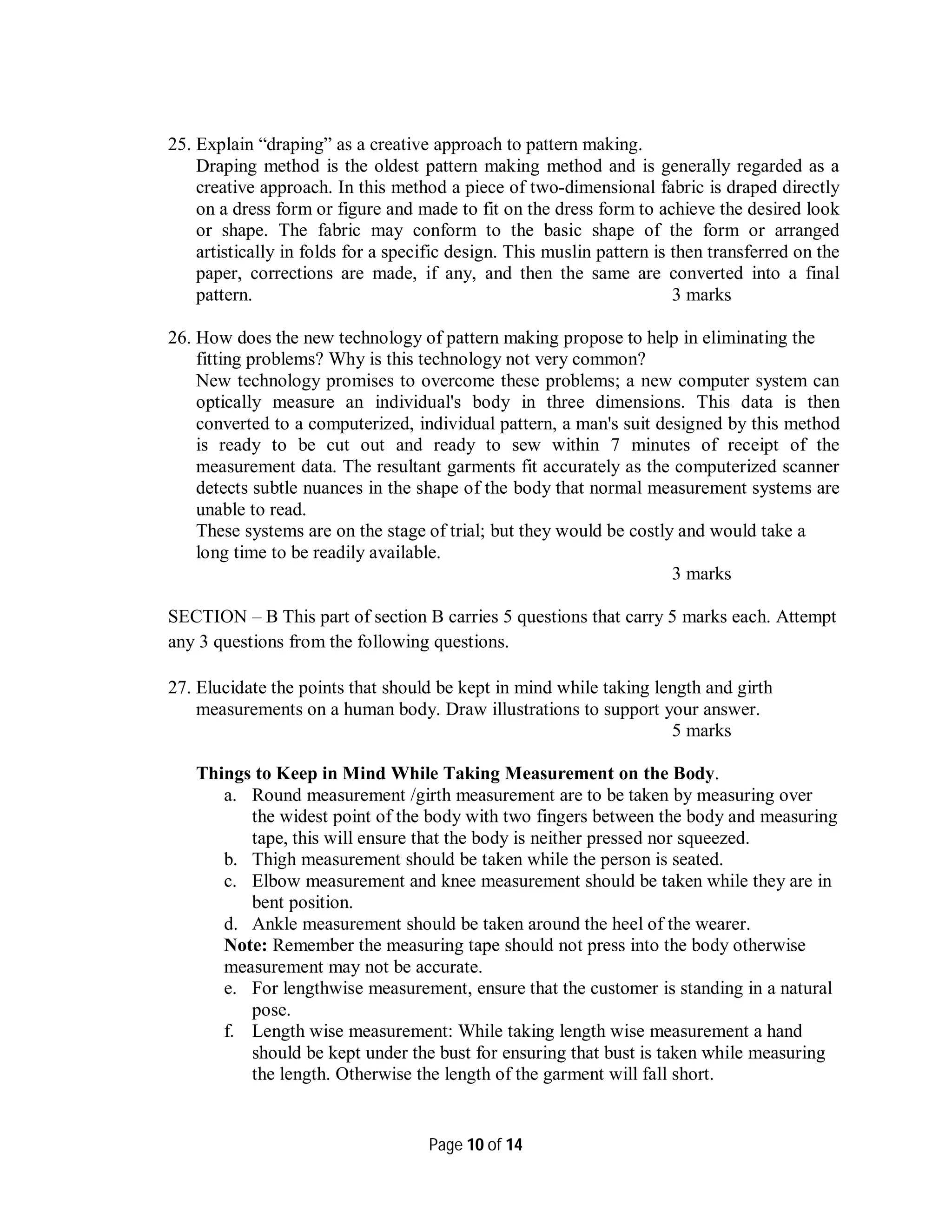 775 basic pattern development-ms | PDF