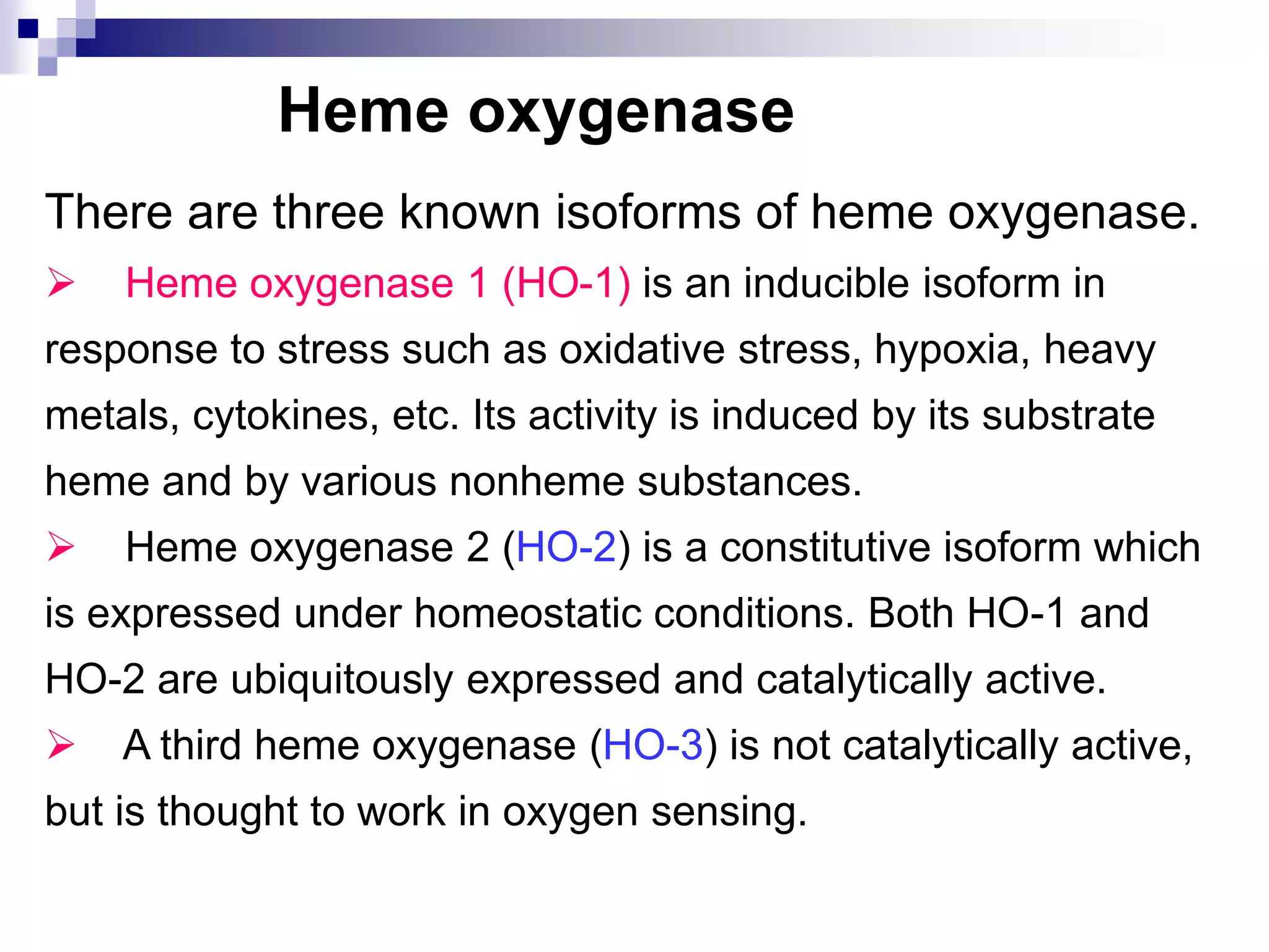 Heme degradation and jaundice.ppt