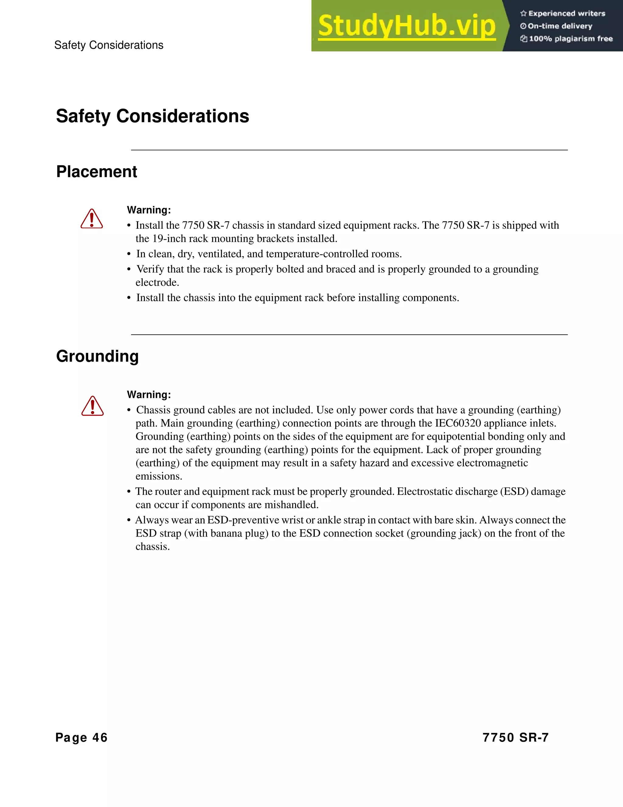 7750 SR-7 INSTALLATION GUIDE | PDF