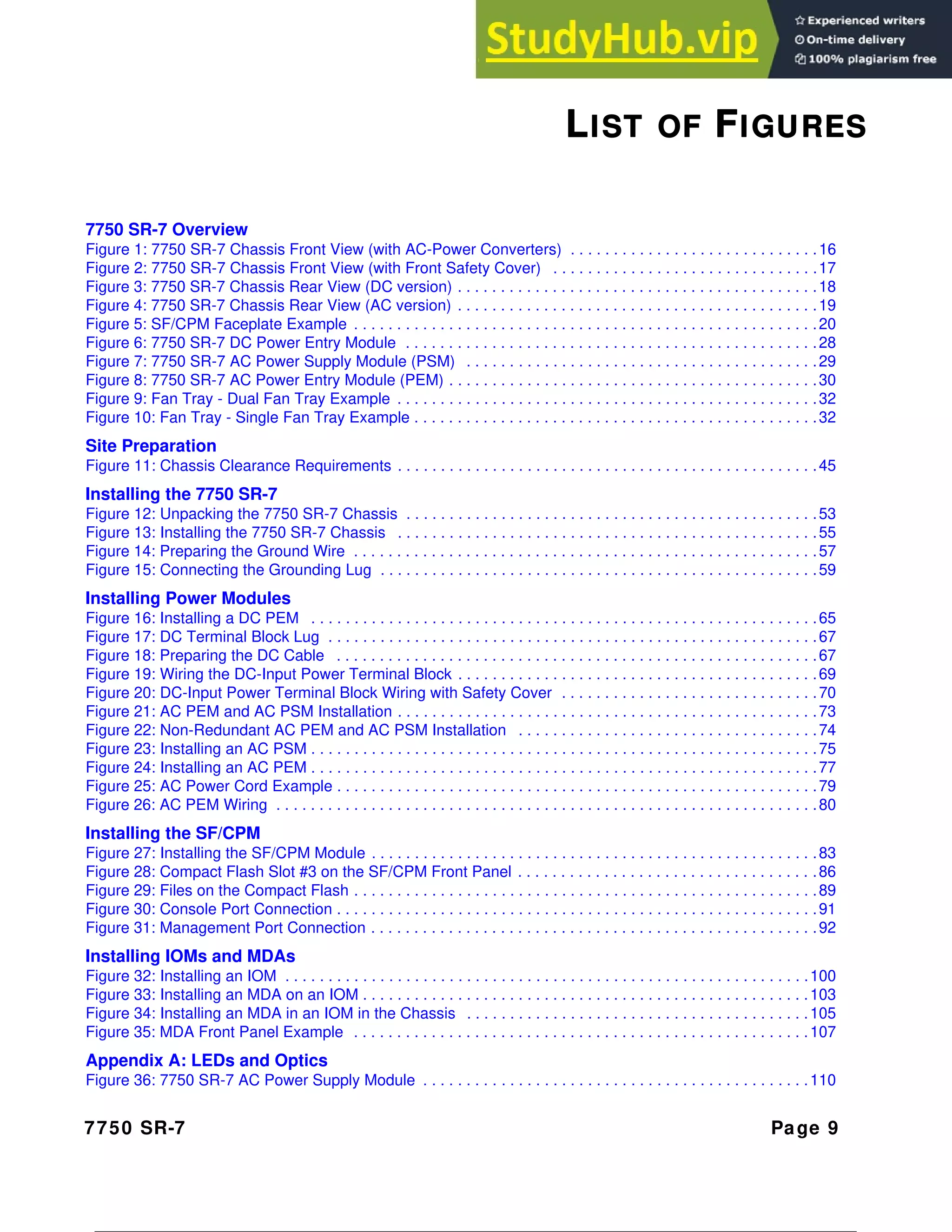 7750 SR-7 INSTALLATION GUIDE | PDF