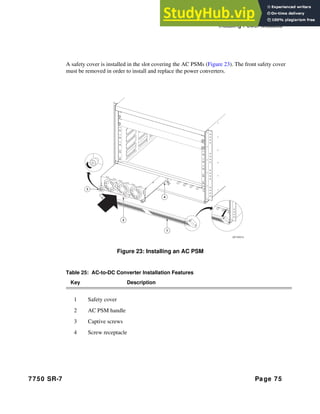 7750 SR-7 INSTALLATION GUIDE | PDF